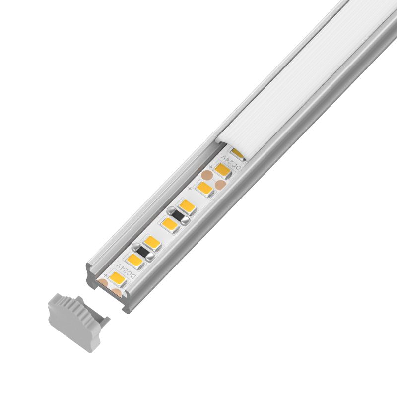 9x9mm Magnetic LED Strip Profile | Compact Recessed